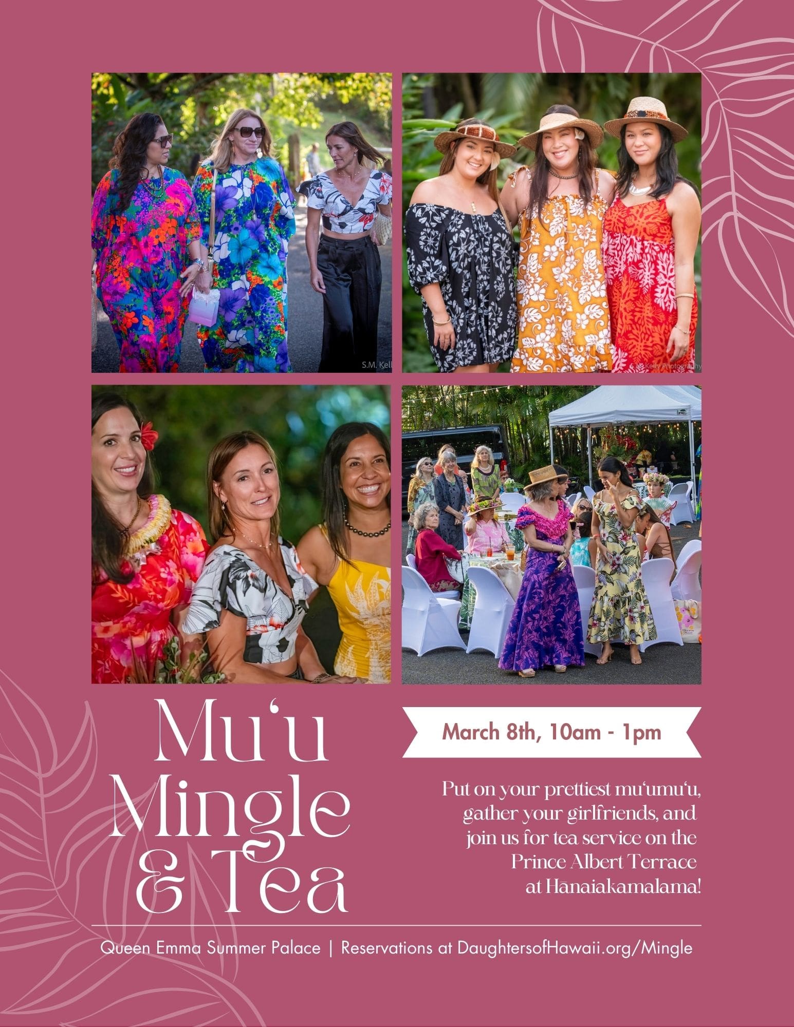 Mu‘u Mingle & Tea Fundraiser | Saturday, March 8 | Hānaiakamalama